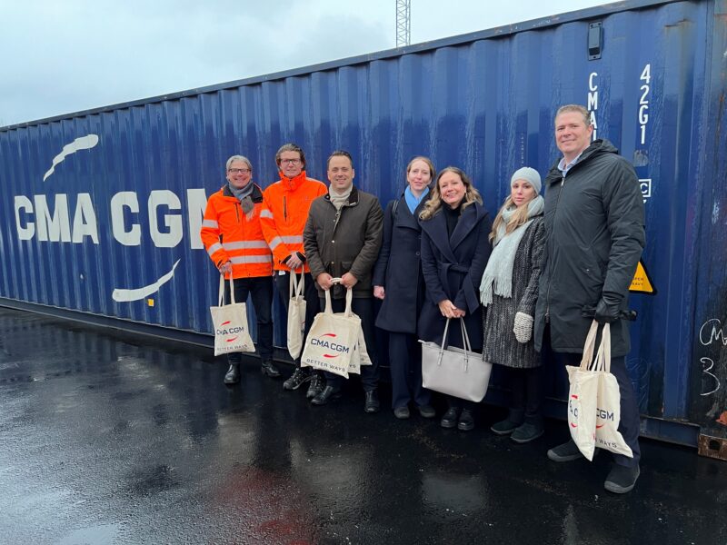 Inauguration of a new short sea container line to the Port of ...